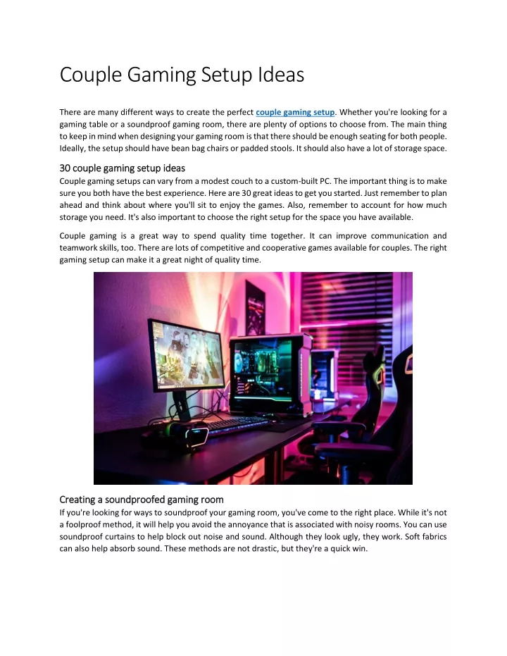 PPT - Couple Gaming Setup Ideas PowerPoint Presentation, free download ... PPT - Couple Gaming Setup Ideas PowerPoint Presentation, free download ...
