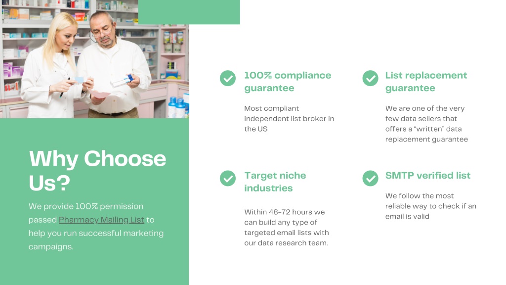 PPT - The Most Targeted Pharmacy Email List You'll Ever See PowerPoint ...