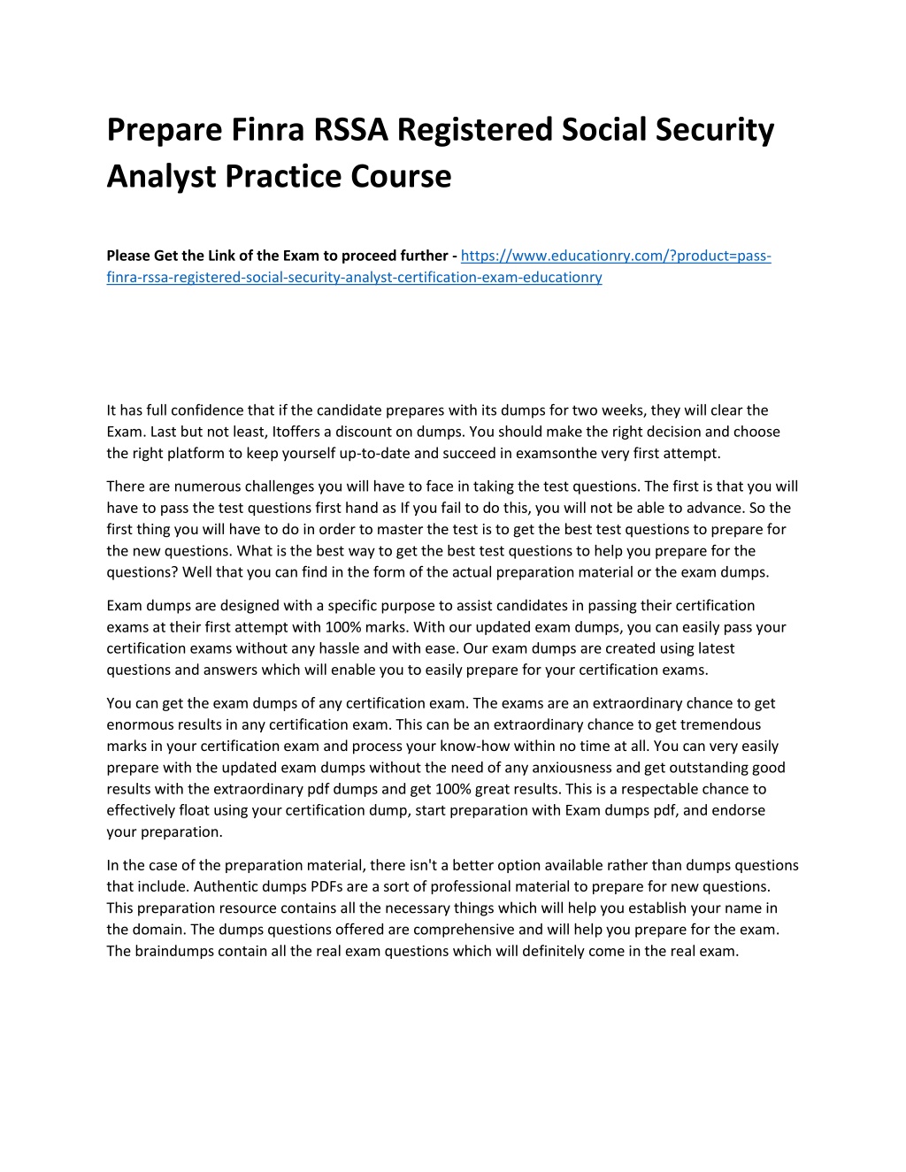 PPT - Finra RSSA Registered Social Security Analyst PowerPoint Presentation - ID:11892827