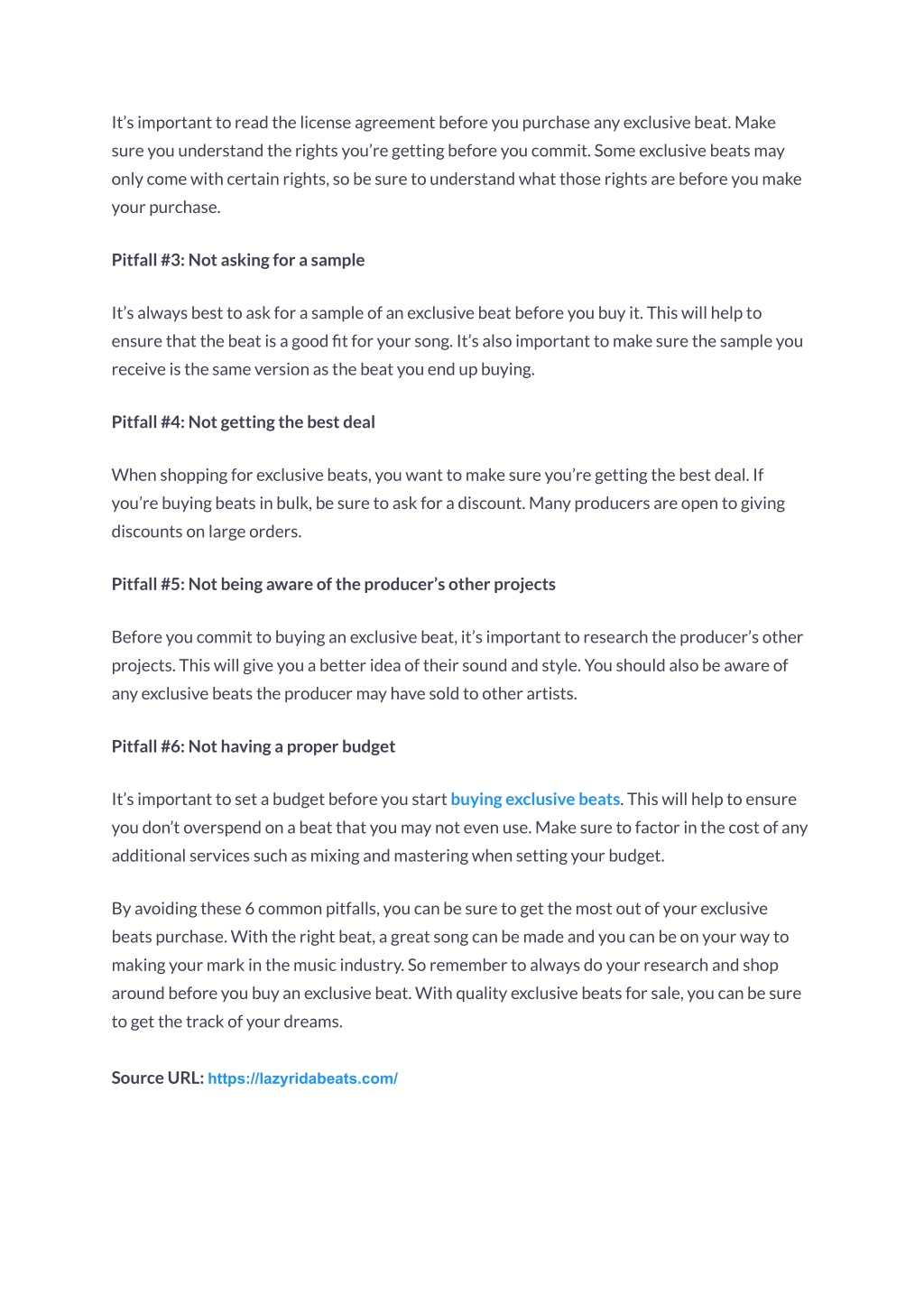 PPT - Avoiding 6 Common Pitfalls When Buying Exclusive Beats PowerPoint ... PPT - Avoiding 6 Common Pitfalls When Buying Exclusive Beats PowerPoint ...