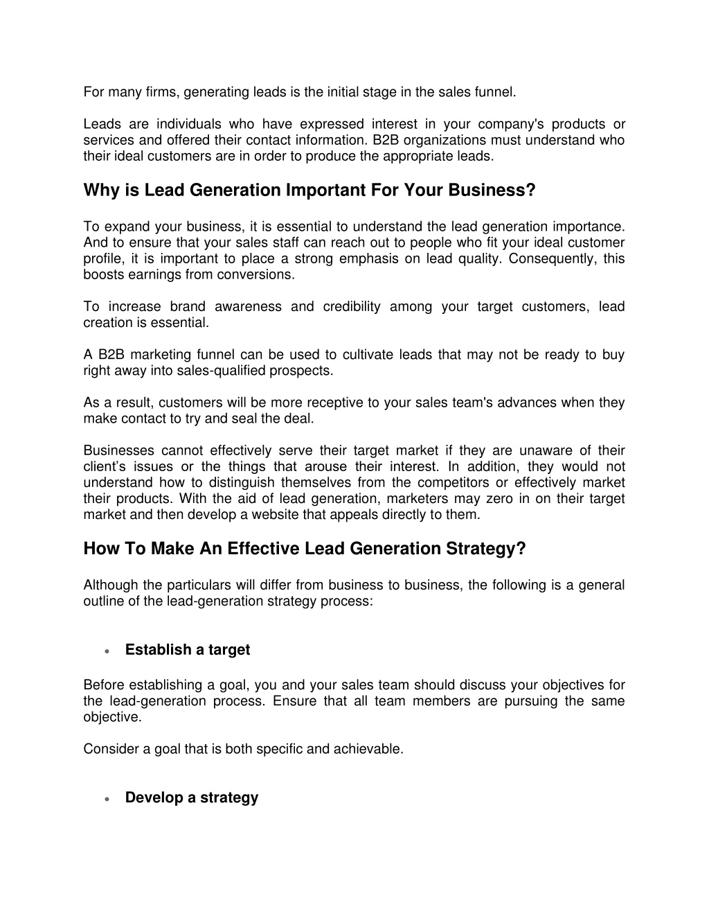 Ppt How To Make An Effective Lead Generation Strategy Powerpoint