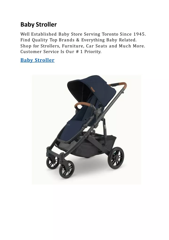 PPT - Baby Stroller PowerPoint Presentation, free download - ID:11893830