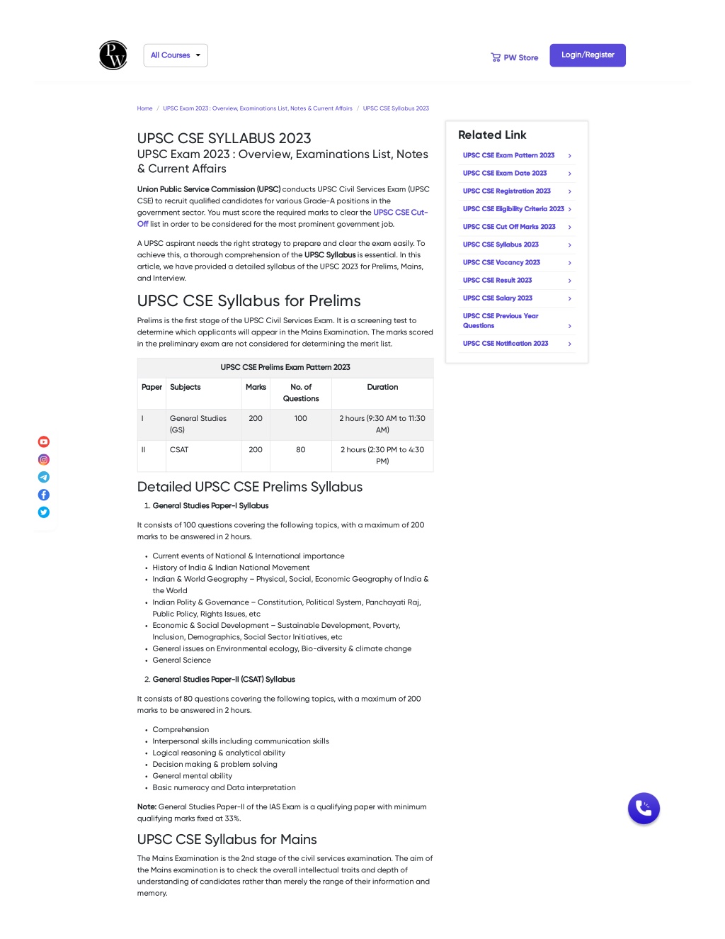 PPT - Get To Know Crucial Details & Facts About Upsc Syllabus 2023 ...