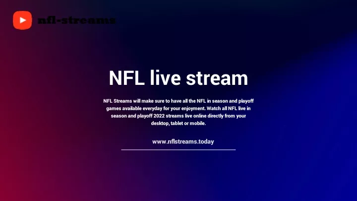 PPT - Reddit Nfl Streams PowerPoint Presentation, free download - ID ...