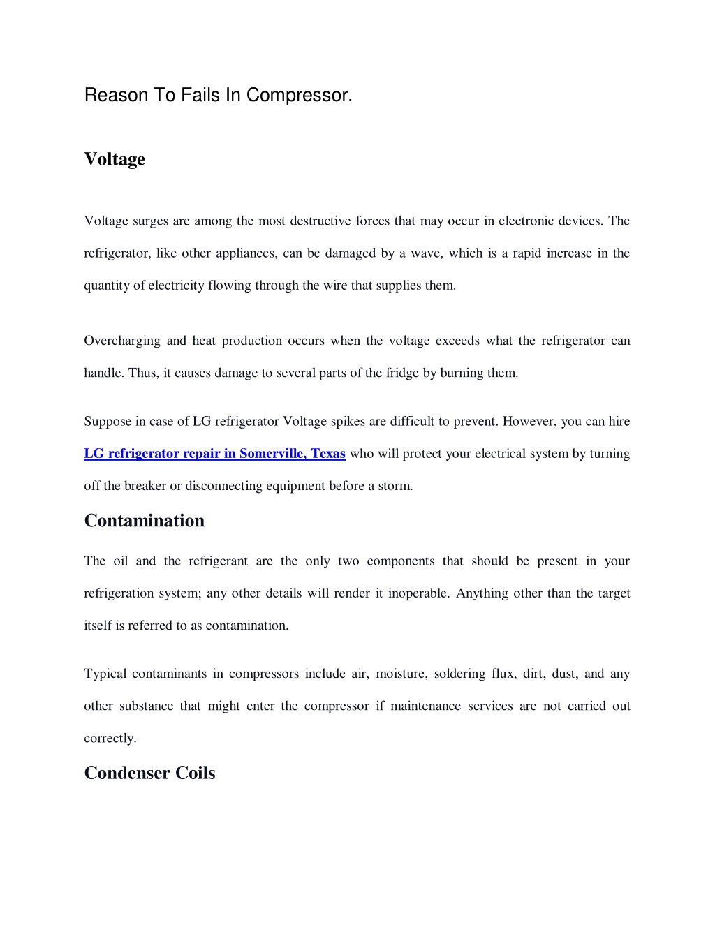 PPT - What Are The Common Reasons For Refrigerator Compressors To fail ...