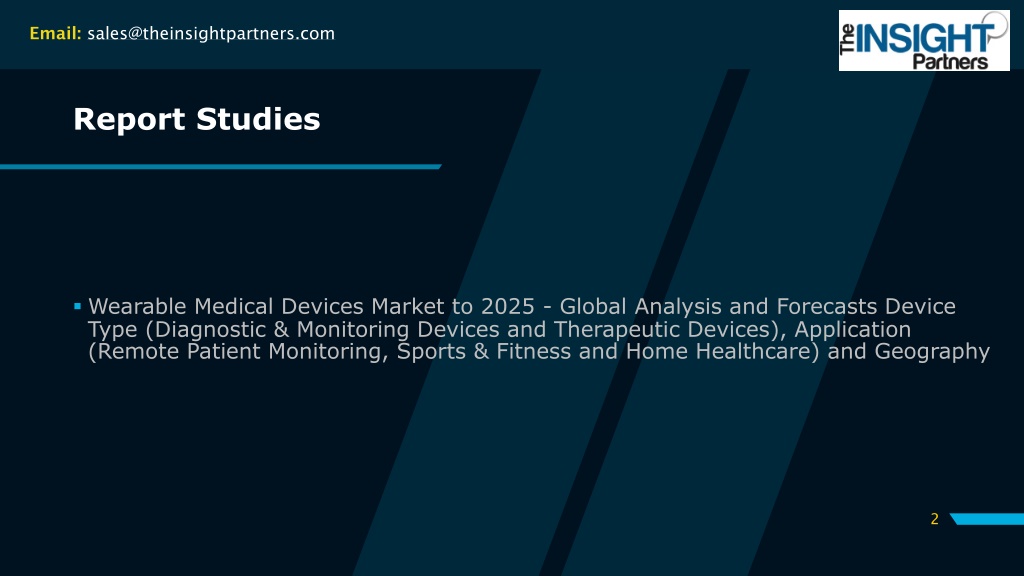 PPT - Wearable Medical Devices Market to Reflect Higher Growth by 2025 ...