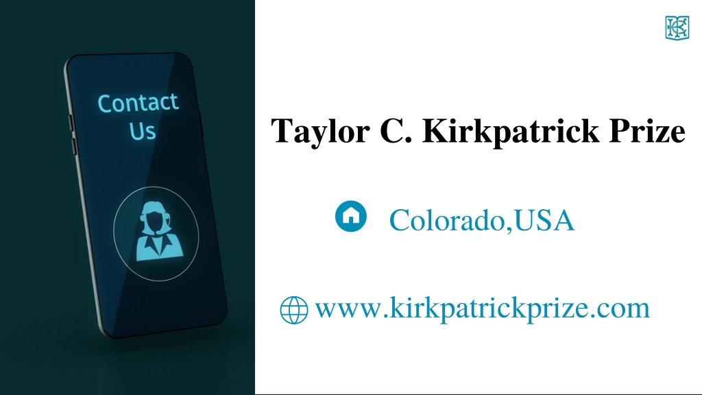 PPT - Book Prize Award In Colorado | Taylor C. Kirkpatrick Prize ...