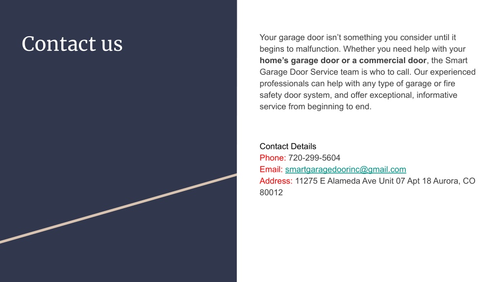 PPT - Residential Garage Door Services PowerPoint Presentation, free ...