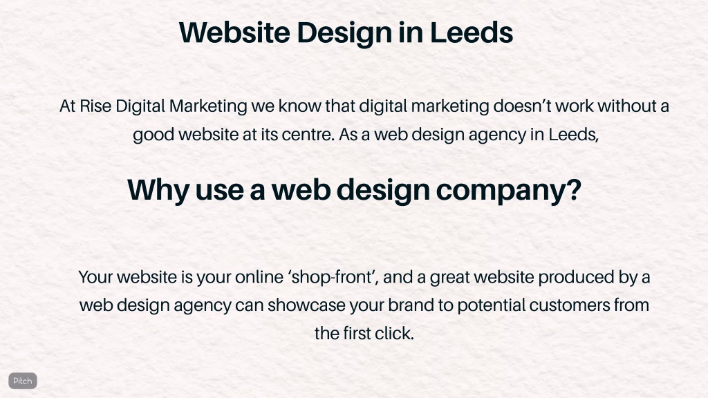 PPT - Web Design Agency Leeds Web Designer Leeds Rise Digital Marketing ...