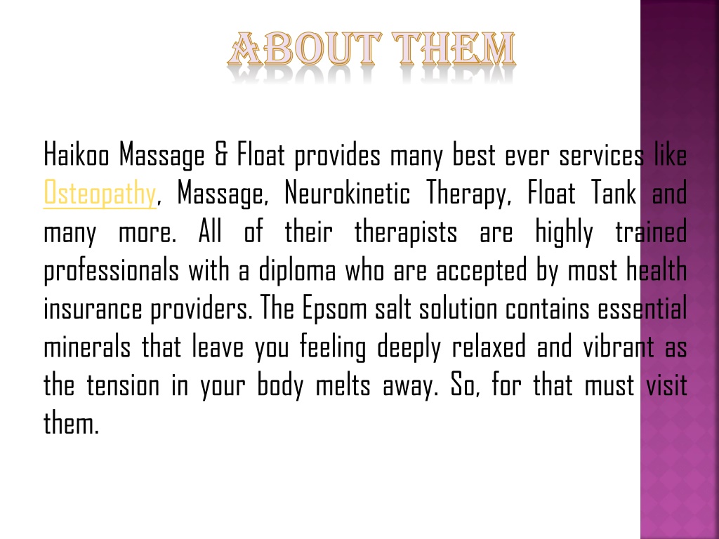 PPT - One of the Best Osteopathy in Waverley PowerPoint Presentation ...