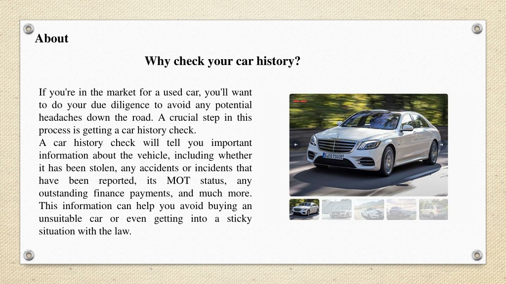 PPT - Check Car Accident History for Free | Carshistory.co.uk ...