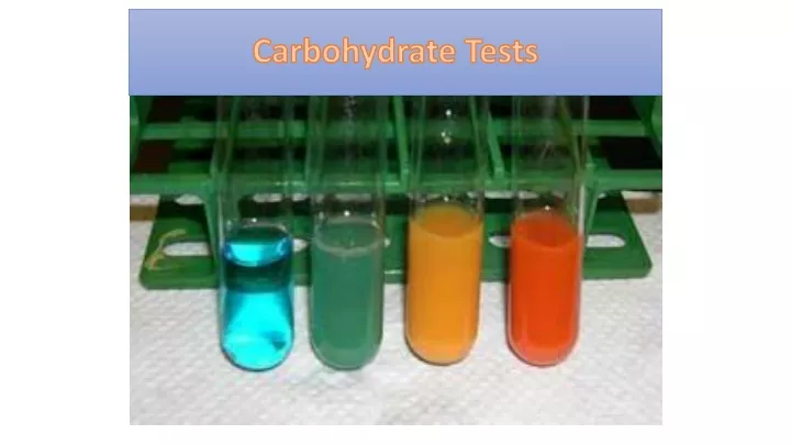 PPT - Carbohydrate Tests PowerPoint Presentation, free download - ID ...