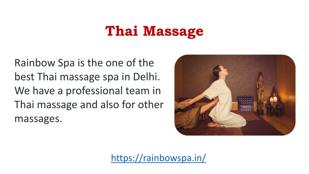 PPT - Aromatherapy full body massage - Rainbow spa PowerPoint ...