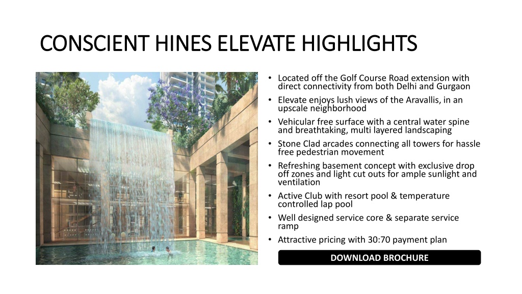 PPT - Conscient Hines Elevate | Price Starts @ ₹ 3.25 CR* | Download ...