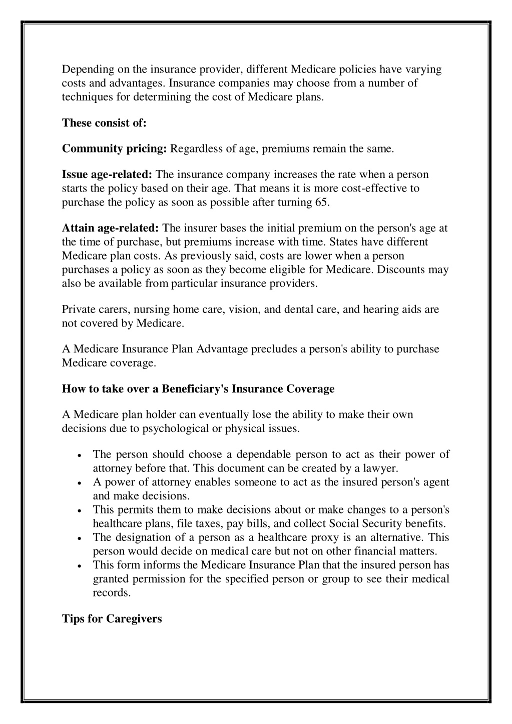 PPT - Different Types of Medicare Insurance Plan PowerPoint ...