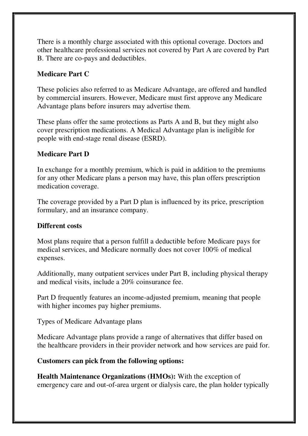 PPT - Different Types of Medicare Insurance Plan PowerPoint ...