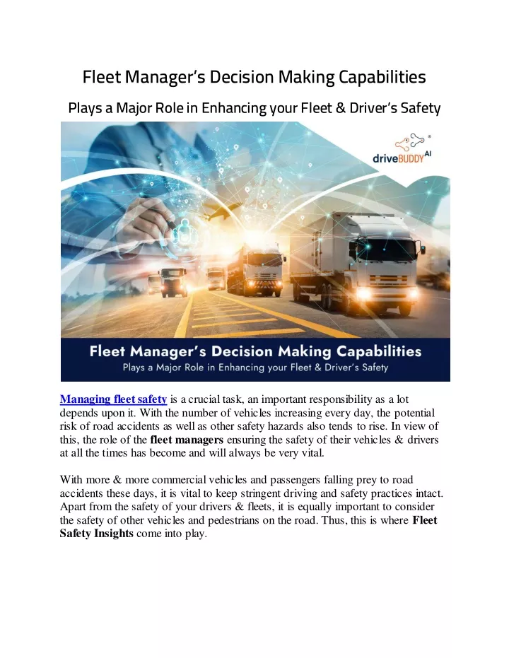PPT - Decision Making Capabilities Plays a Major Role in Enhancing your ...