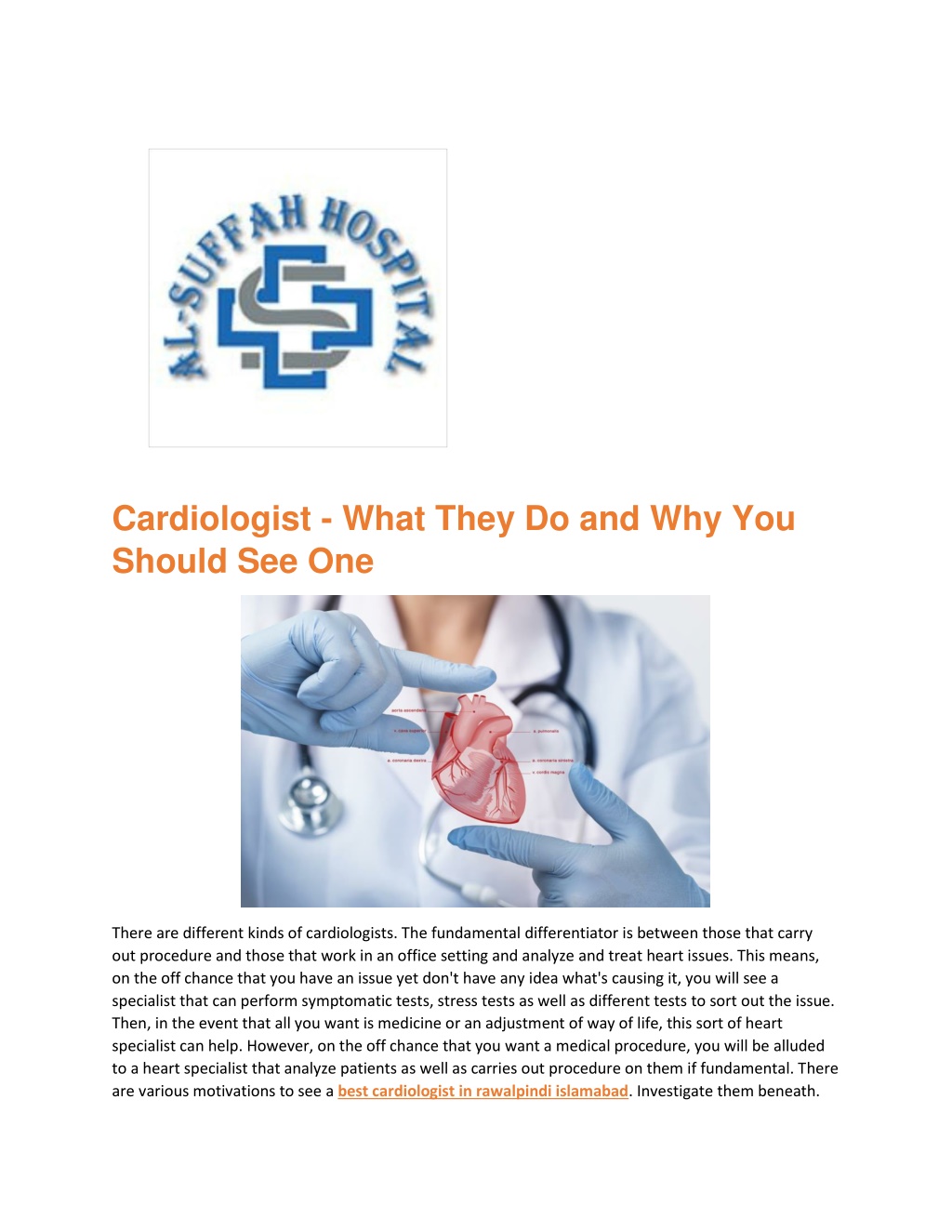 Ppt Cardiologist What They Do And Why You Should See One Powerpoint