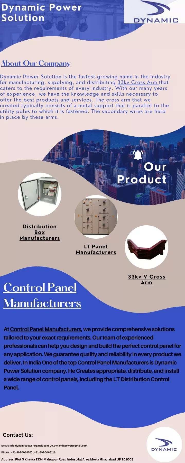 PPT - Control Panel Manufacturers - Dynamic Power Solution Company ...