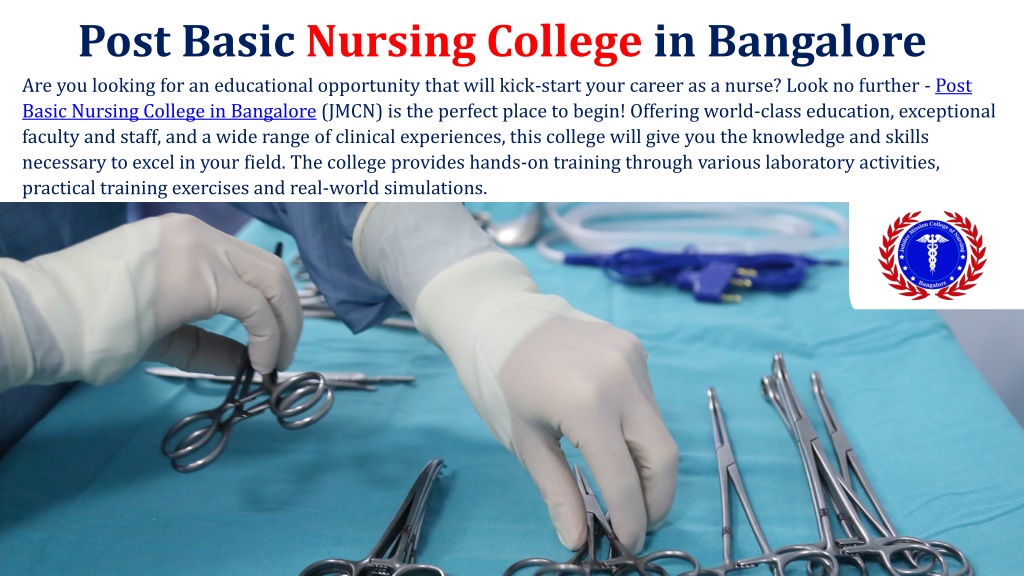 PPT - List of Post Basic Nursing College in Bangalore – Jubilee Mission PowerPoint Presentation ...