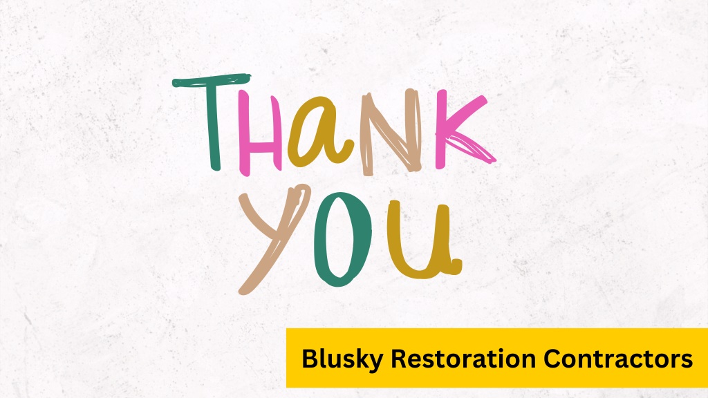 PPT - Blusky Restoration Contractors - Leader In The Restoration ...
