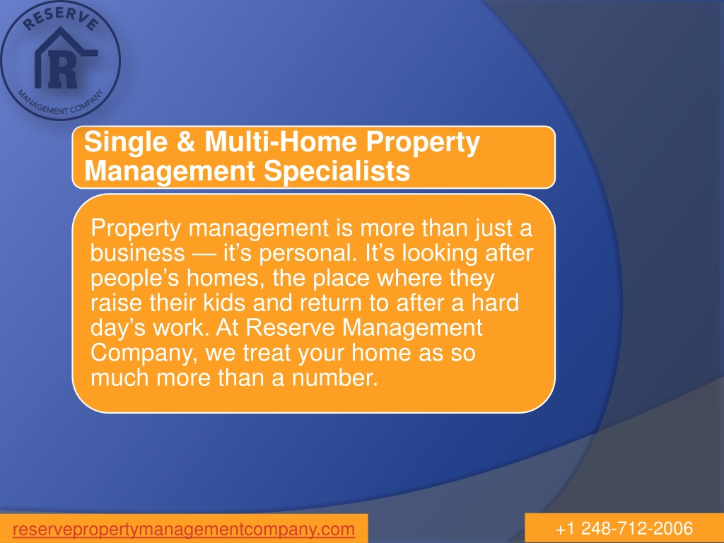 PPT - Reserve Management Company PowerPoint Presentation, free download ...