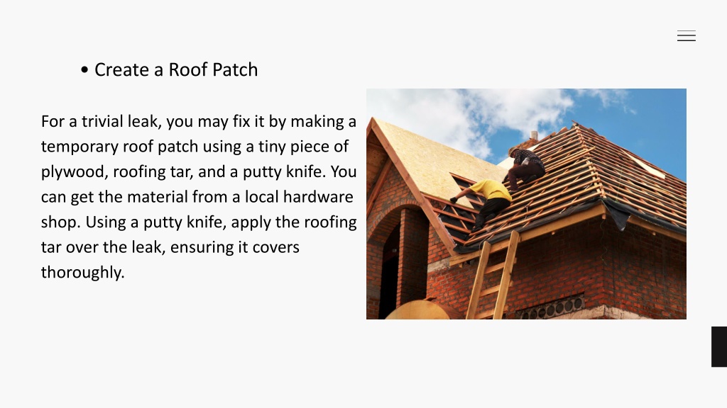 PPT - Repairing A Leaky Roof From The Inside PowerPoint Presentation ...