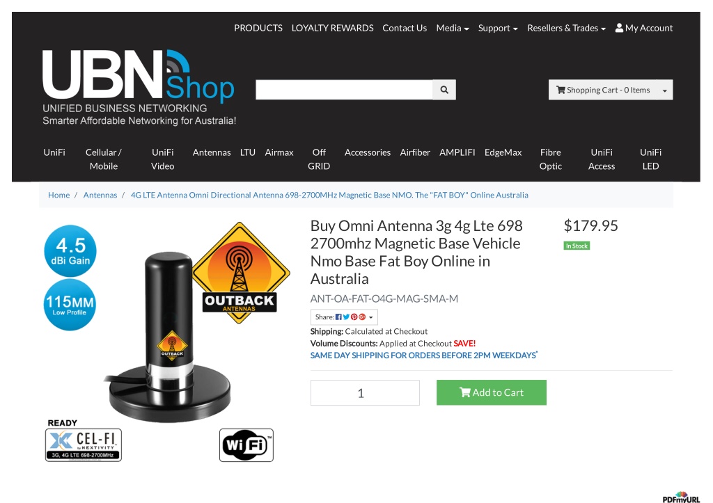 PPT - Buy Omni Antenna 3g 4g Lte 698 2700mhz Magnetic Base Vehicle Nmo ...