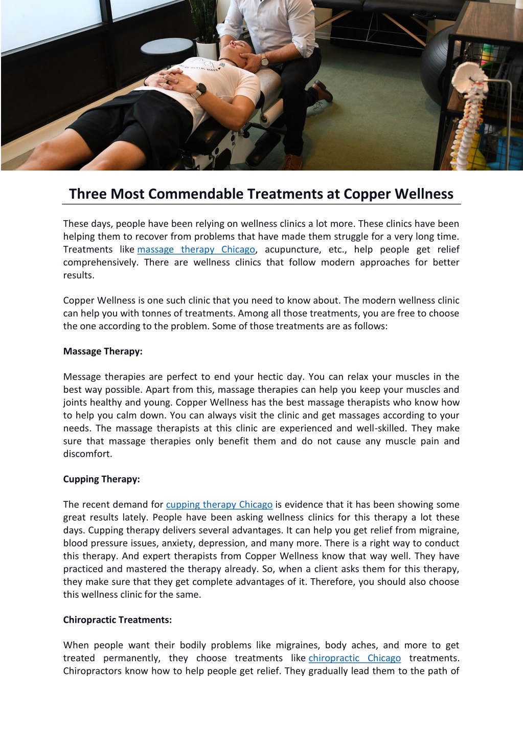 PPT - Three Most Commendable Treatments at Copper Wellness PowerPoint ...