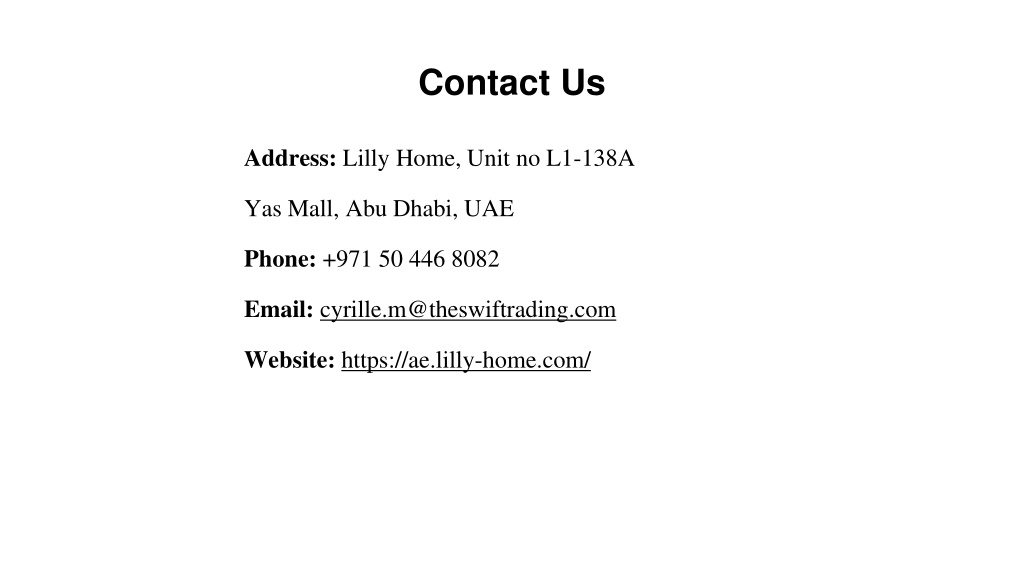 PPT - Best Egyptian Cotton Products UAE PowerPoint Presentation, free ...