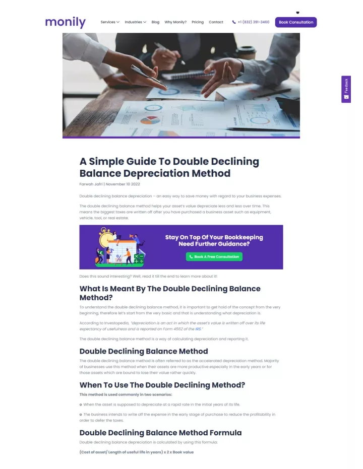 PPT - A Simple Guide To Double Declining Balance Depreciation Method PowerPoint Presentation ...
