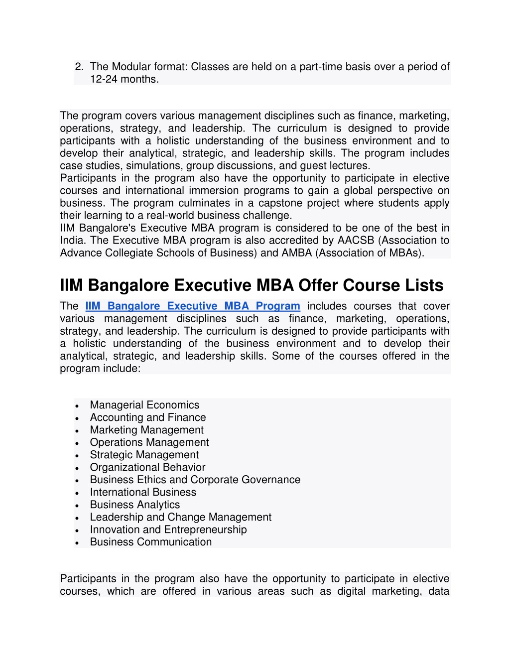 PPT - IIM Bangalore Executive MBA Admission 2023 PowerPoint ... PPT - IIM Bangalore Executive MBA Admission 2023 PowerPoint ...