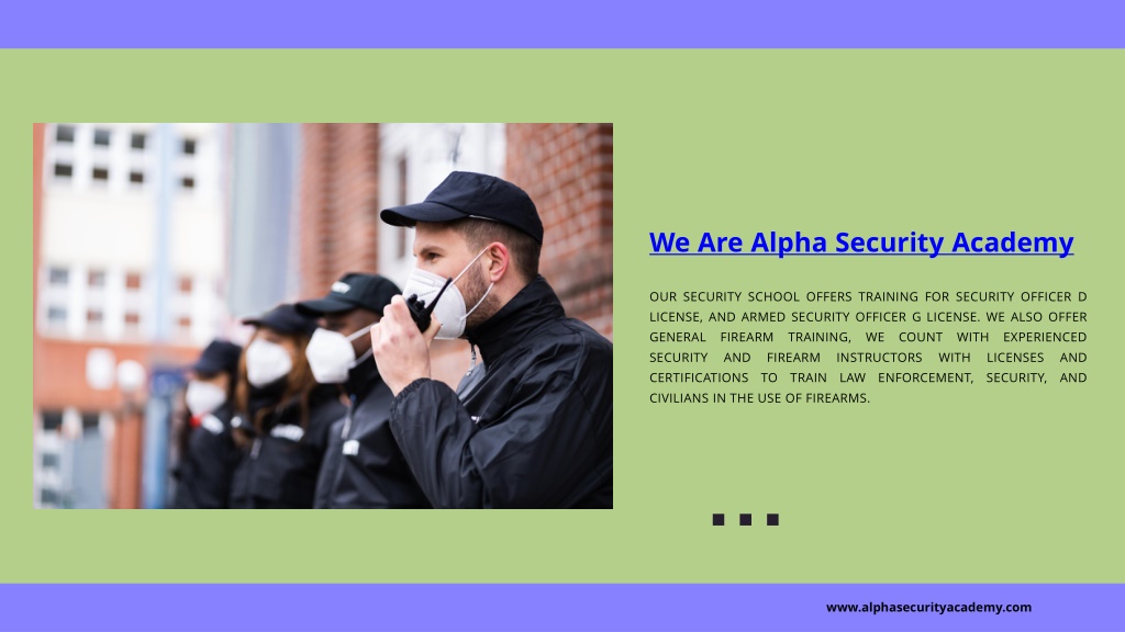 PPT - The Leading Security Guard Training Academy in Florida, USA ...