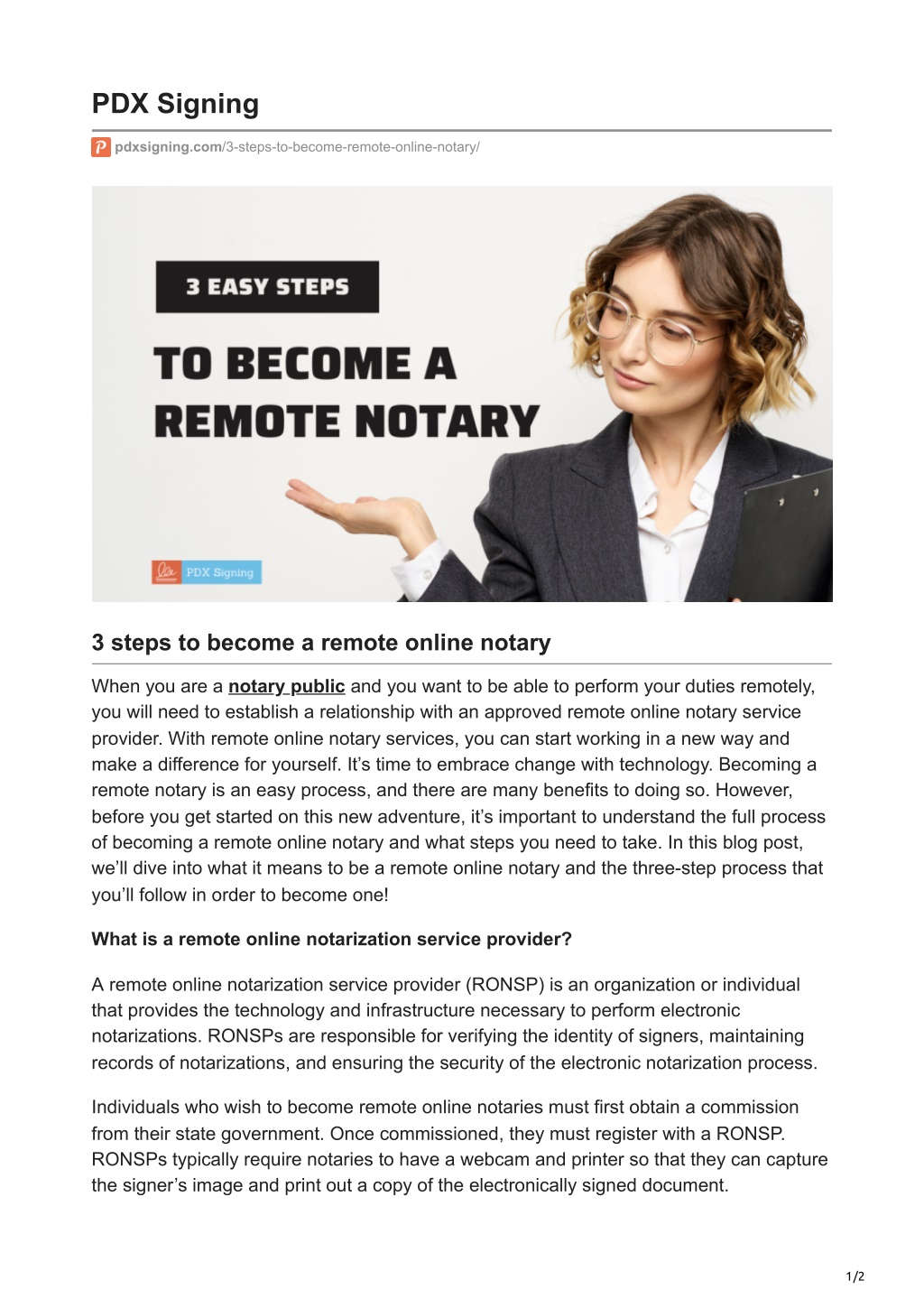 PPT - 3 steps to become a remote online notary PowerPoint Presentation ...