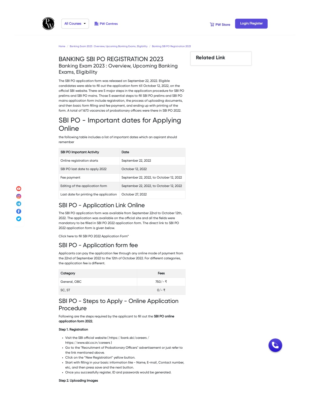 PPT - SBI PO Registration is Now Open Apply now PowerPoint Presentation ...