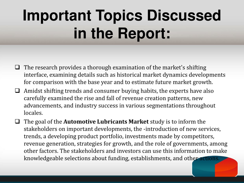 PPT - Automotive Lubricants Market 2020 PowerPoint Presentation, free ...