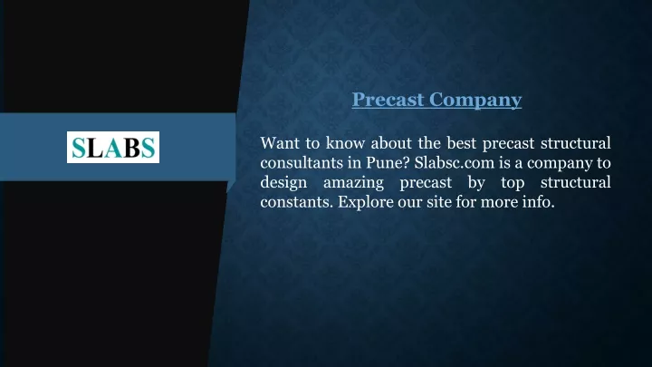 PPT - Precast Company | Slabsc.com PowerPoint Presentation, free ...