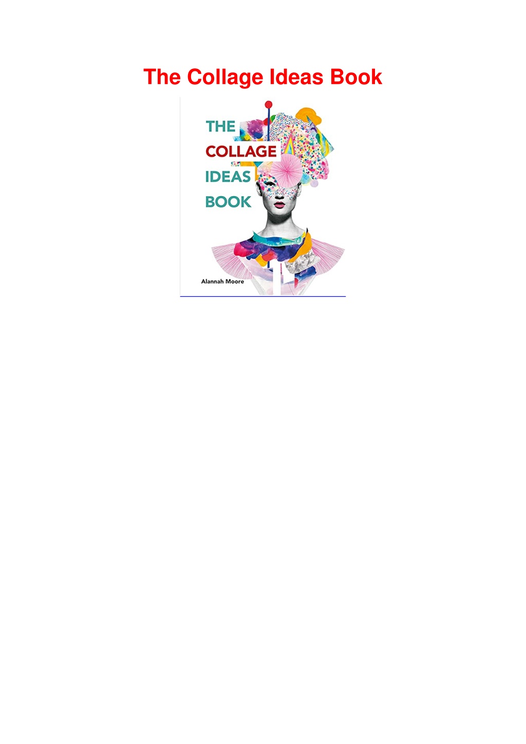 PPT - PDF/BOOK The Collage Ideas Book PowerPoint Presentation, free ...