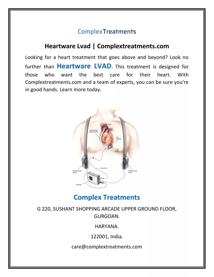 PPT - Heartware Lvad | Complextreatments.com PowerPoint Presentation ...