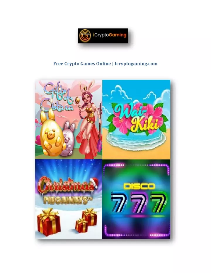PPT - Free Crypto Games Online PowerPoint Presentation, free download ...