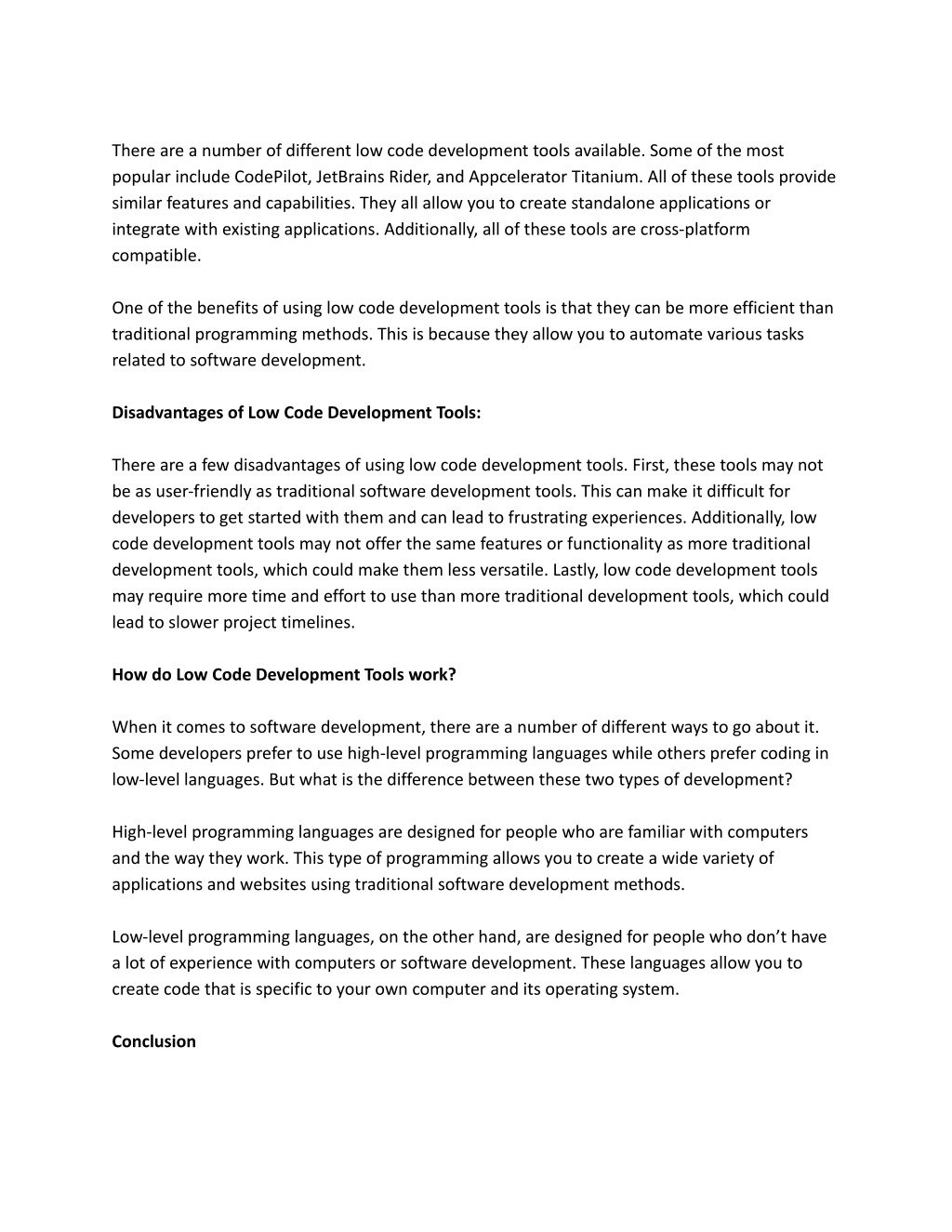 PPT - What are the advantages of Low Code Development Tools - Fournxt ...