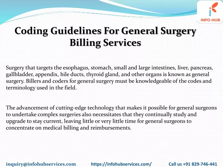 PPT - Coding Guidelines for General Surgery Billings PPT PowerPoint ...