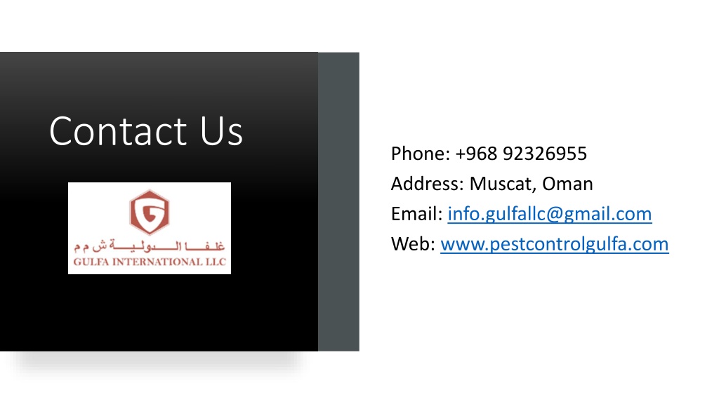 PPT - Pest Control Services in Oman_ PowerPoint Presentation, free ...