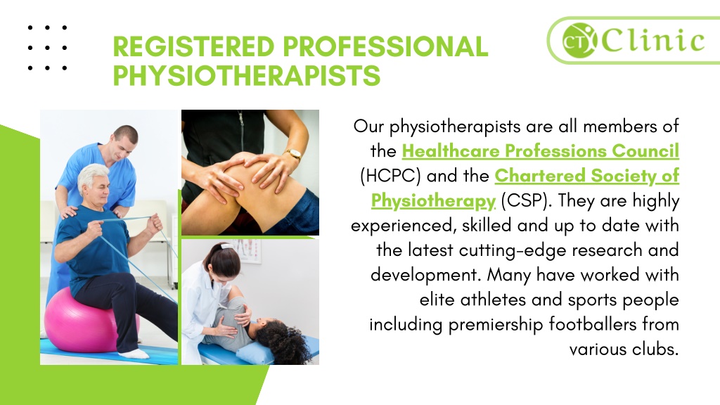 PPT - Physiotherapy Manchester | Get Professional Care with CT Clinic ...
