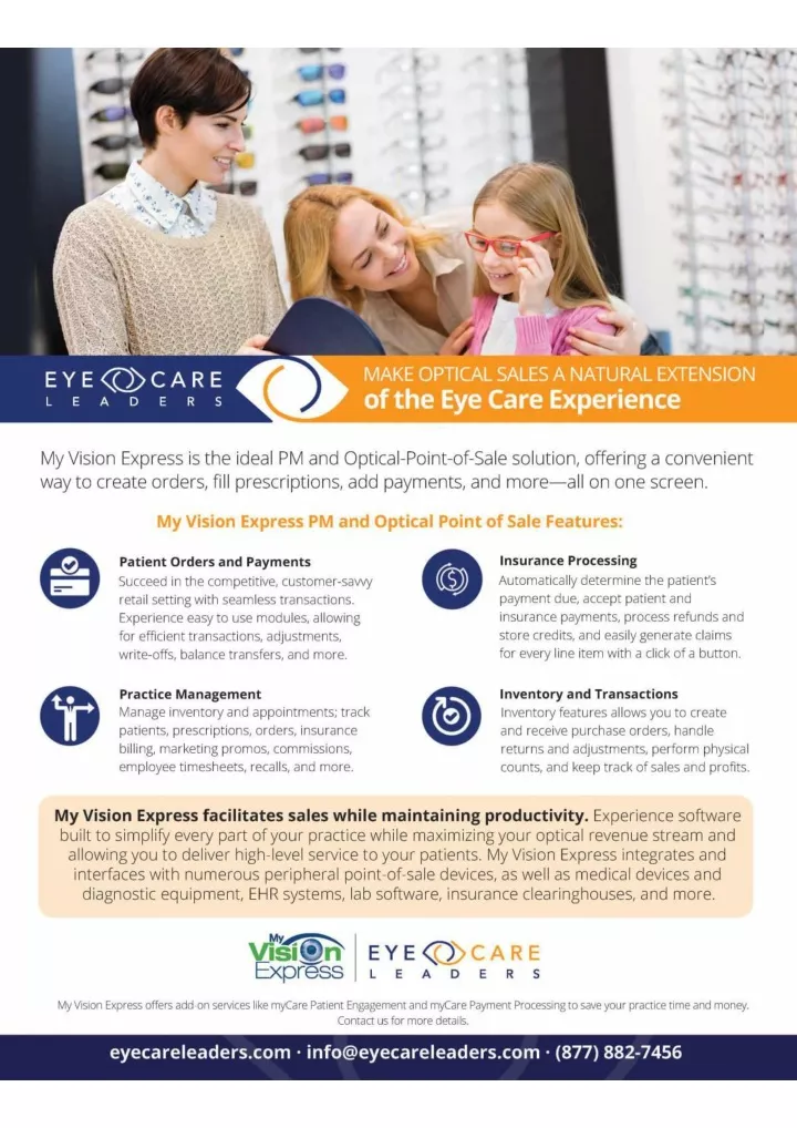 PPT - Making Optical Sales a Natural Extension of the Eye Care ...