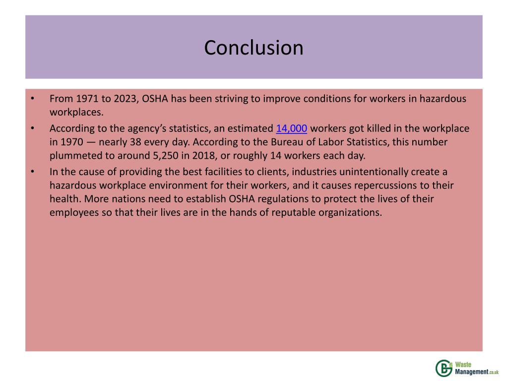PPT - WHAT IS THE ROLE OF OSHA REGULATION IN THE HEALTHCARE INDUSTRY ...