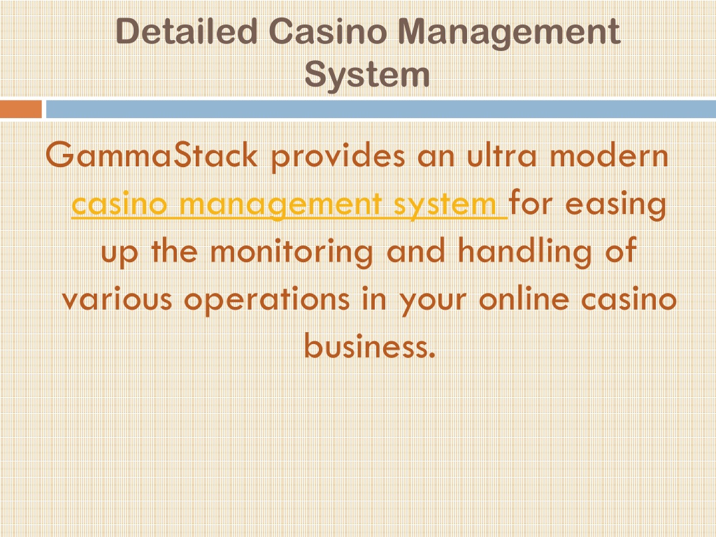 PPT - Casino Management System PowerPoint Presentation, free download ...