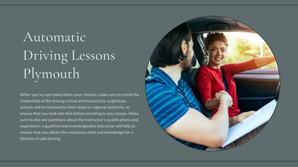 PPT - Driving Schools in Plymouth PowerPoint Presentation, free ...