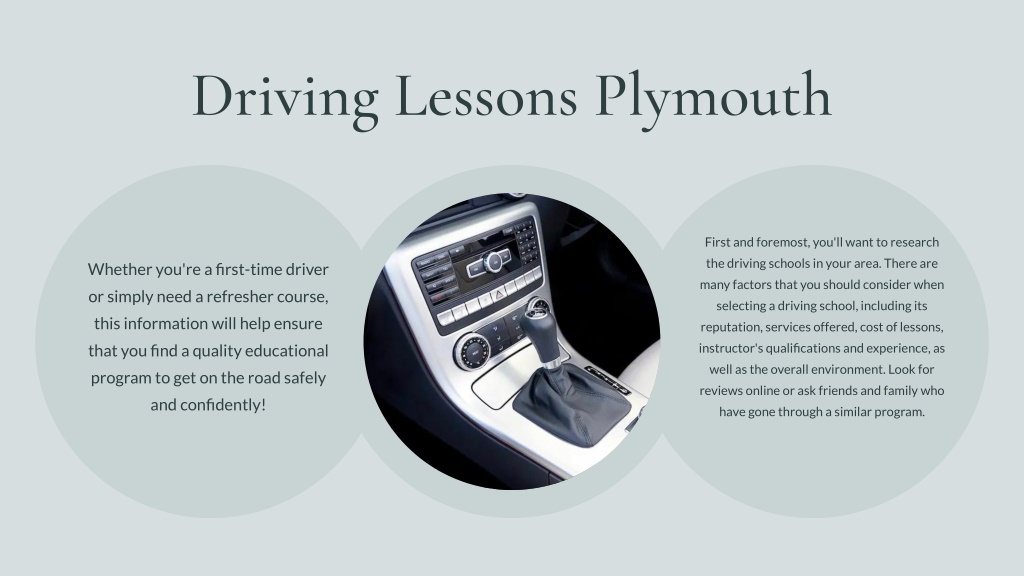 PPT - Driving Schools in Plymouth PowerPoint Presentation, free ...