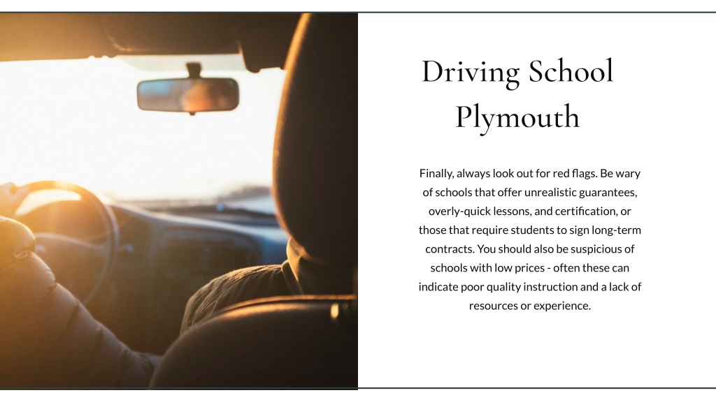 PPT - Driving Schools in Plymouth PowerPoint Presentation, free ...